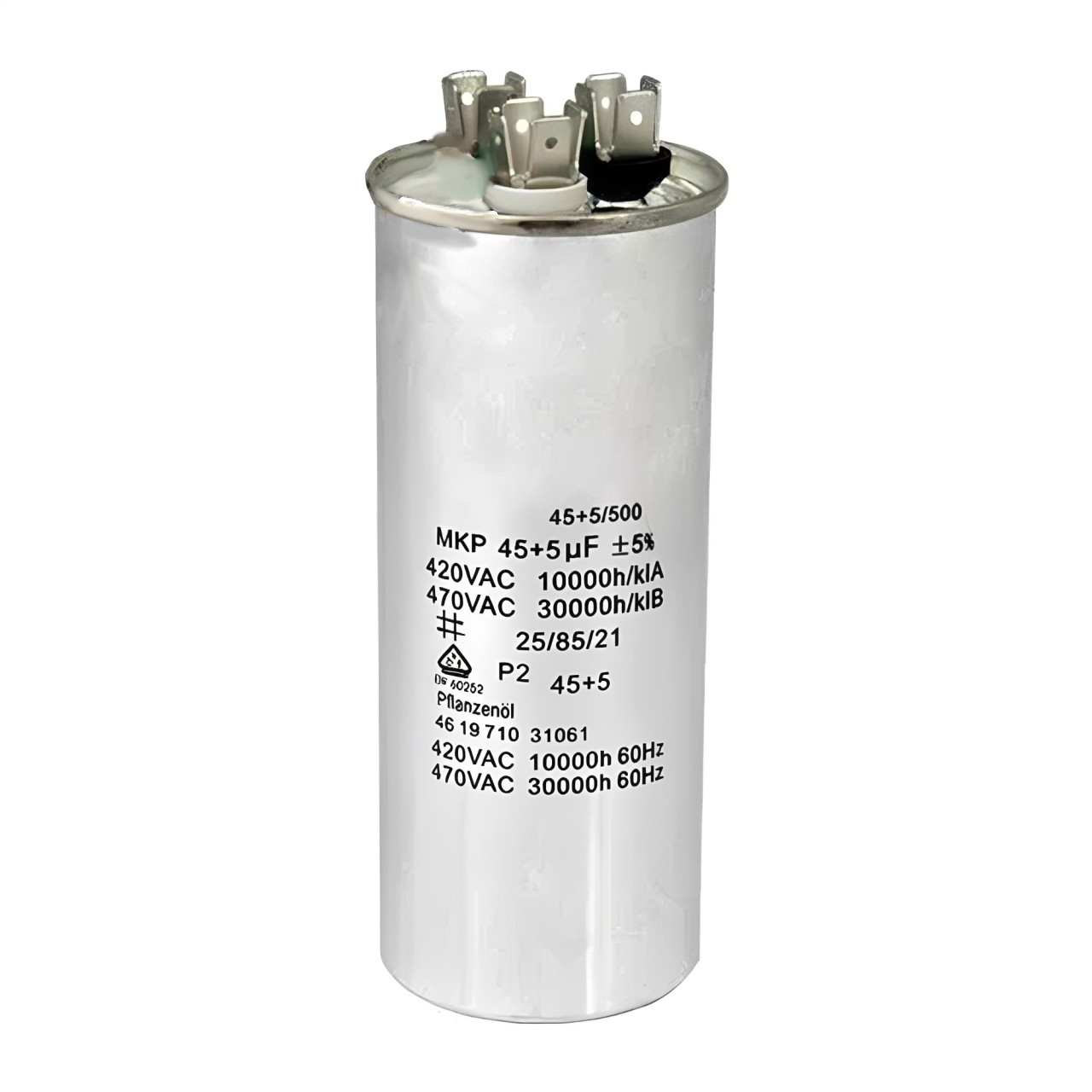 خازن 45 میکروفاراد 3 فیش اسپلا - هادی تهویه